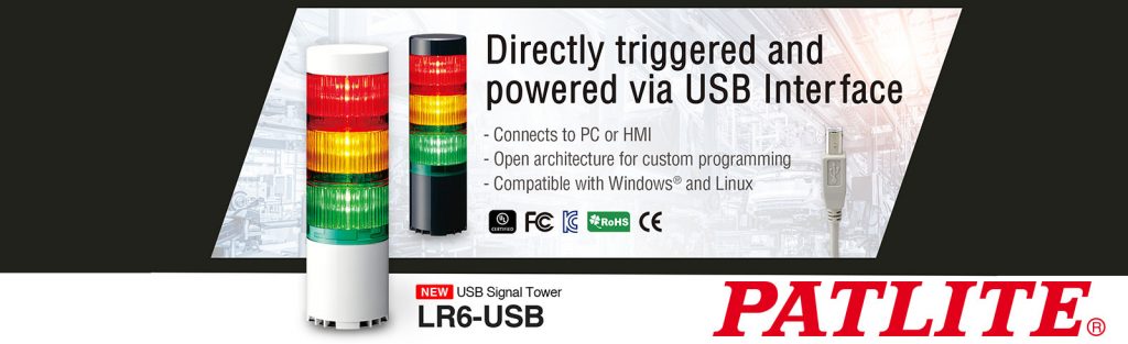 Patlite LR6 USB - SCS Industrie-componenten
